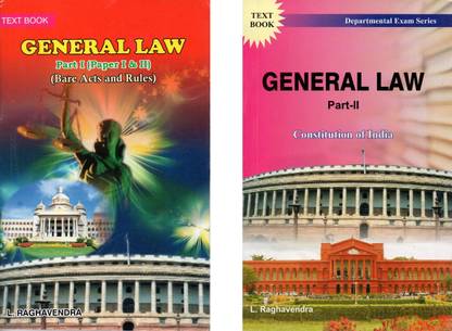 General Law Part-1 [Paper 1 & 2] (Bare Act & Rules) + General Law Part ...