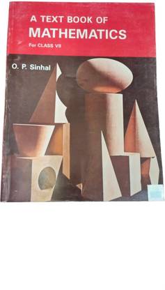 A Textbook Of Mathematics Class Vii: Buy A Textbook Of Mathematics ...
