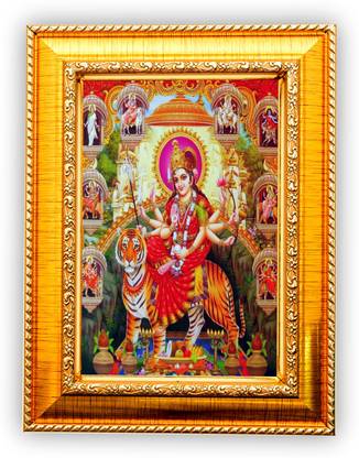 Nuoshopping Durga Maa Nav Roop Photo Frame,Durga Maa Photo Frame ,Durga ...