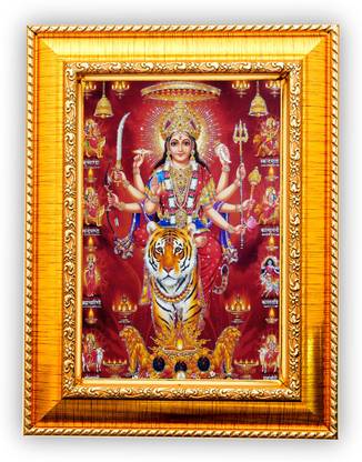 Nuoshopping Durga Maa Nav Roop Photo Frame,Durga Maa Photo Frame ,Durga ...