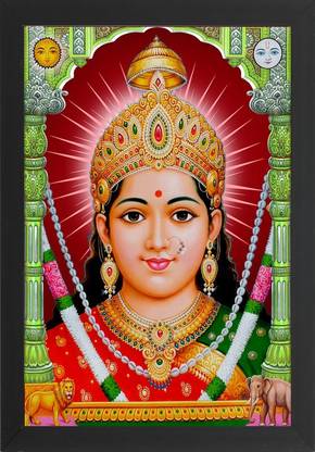 straigthlineart kesar bhavani Chehar Maa photo frame Religious Frame ...