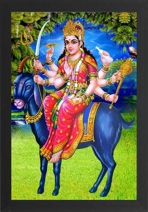 straigthlineart Meldi Maa Photo frame Religious Frame Price in India ...