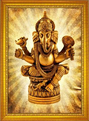 FRIZZY ARTS Ganesh ji Religious Frame Price in India - Buy FRIZZY ARTS ...