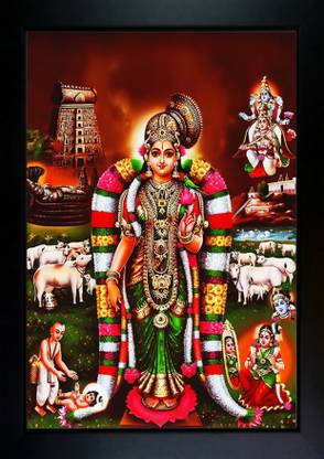 RV SALES Aandal Nachiyar / amman Goda devi Photo Frame Religious Frame ...