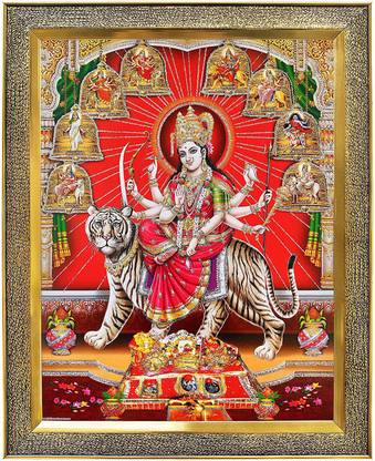 koshtak Nav Durga /ambe/sherawali/ Durga on Tiger MATA vaishno Devi ...