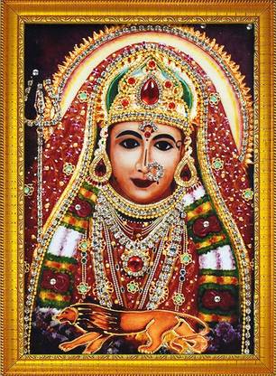 CRAFTSCORNER Jeen mata Religious Frame Price in India - Buy ...