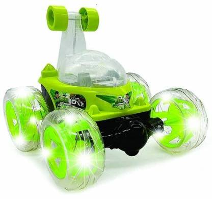 Anand Ben 10 Rechargeable Stunt Car Big Size 360 Degree Rotating Remote ...