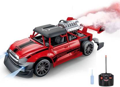 IndusBay RC Remote Car Stunt Spray Car 2.4GHZ light High Speed Nitro ...