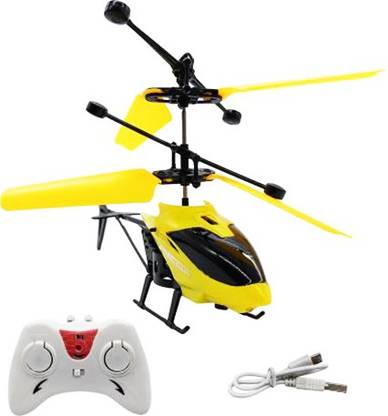 PSOUL Exceed Yellow helicopter Dual-mode control Flight with remote ...