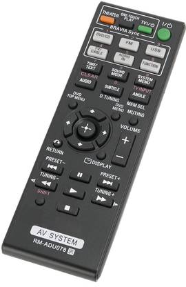 S R WEBSHOP Remote Control RMADU078 fit for DVD Home Theater AV System ...