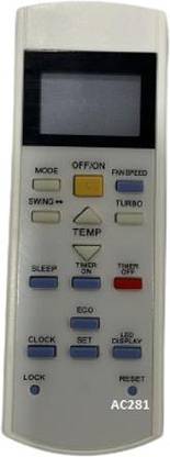 Akshita AC281 Compatible For Air Conditioner Split AC Remote Control ...