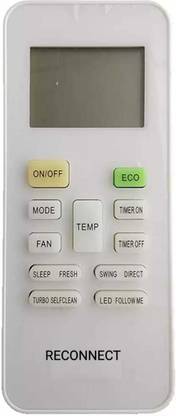 Woniry AC Remote with Display Light Compatible Backlight for Reconnect ...
