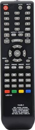 LRIPL Universal Remote for ,LCD LED Smart TV BPL, Dapic, Mircromax ...