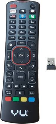 Nij Smart LED/LCD TV Remote Control With USB Keypad Board VU TV Remote ...
