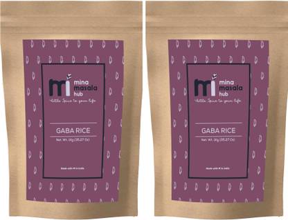 Mina Masala Hub GABA Rice / Germinated Brown Rice Brown Raw Rice (Medium Grain, Unpolished ...