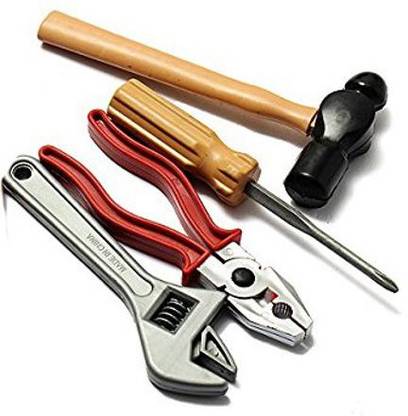 Red Champion Plastic tool set for kids, play engineer workshop tool kit ...