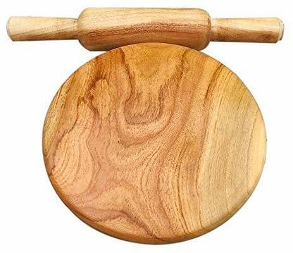 Wooden Lobby WL-3 Rolling Pin & Board Price in India - Buy Wooden Lobby ...