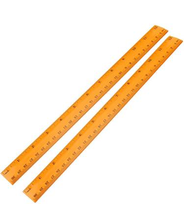 Flipkart.com | Awadh 12 inch, 30 cm Wooden Ruler Scale, Patri Futta ...