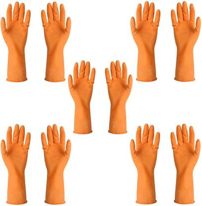 TruVeli 5 Pair Reusable Hand Gloves For Kitchen Wet and Dry Glove ...