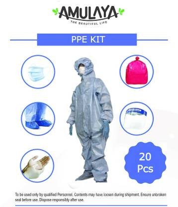 Amulaya Complete PPE kit for Doctors, Surgeon, Nurses, Dentists 20 Pcs ...