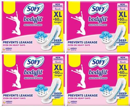 SOFY BODYFIT EXTRA LONG 6+6+6+6N Sanitary Pad | Buy Women Hygiene ...