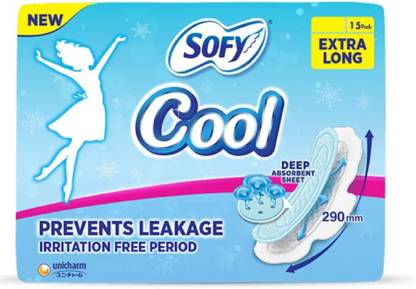 SOFY Cool Super XL - 15 Sanitary Pad | Buy Women Hygiene products ...