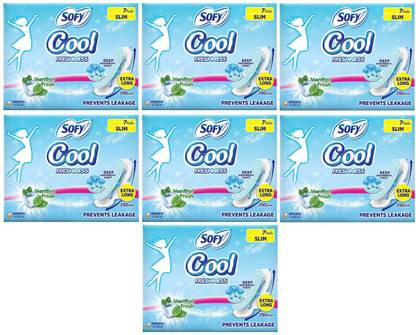SOFY COOL EXTRA LONG 7+7+7+7+7+7+7N Sanitary Pad | Buy Women Hygiene ...