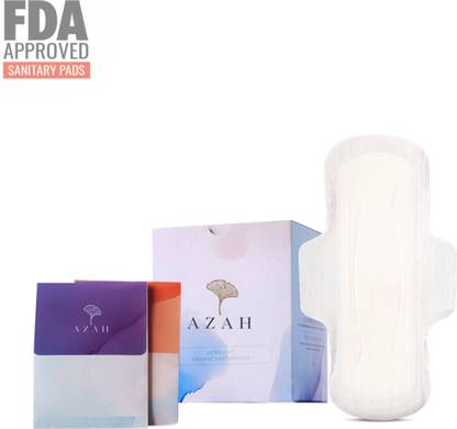 AZAH Rash-Free Sanitary Pads for women|Regular Size : Box of 30 Pads ...