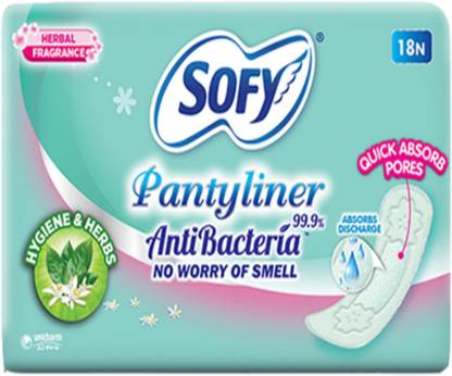 SOFY PANTYLINER Antibecteria 18N Pack of 1 Pantyliner | Buy Women ...