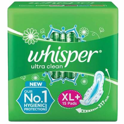 Whisper Ultra Clean XL Plus Wings Sanitary Pad Sanitary Pad | Buy Women ...