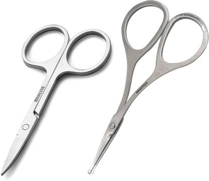 Flipkart.com | MAJSETIQUE Facial Hair Scissors Rounded and Curved ...