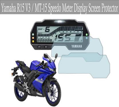 Spnrs Edge To Edge Tempered Glass for Dii Yamaha R15 V3/ MT 15 Bike ...