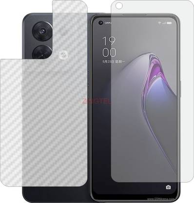 ZINGTEL Front and Back Screen Guard for OPPO RENO 8 CPH2359 (Front ...
