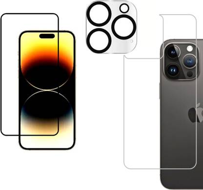 Tech Konnect Front and Back Screen Guard for iPhone 14 Pro, Front Back ...