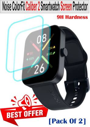 Spnrs Front and Back Tempered Glass for YU NoiseColorFit Caliber 2 ...