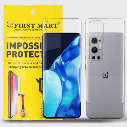 FIRST MART Front and Back Tempered Glass for OnePlus 9 Pro 5G, One Plus ...