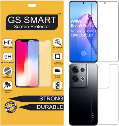 GS Smart Front and Back Tempered Glass for OPPO Reno8 Pro 5G {Flexible ...