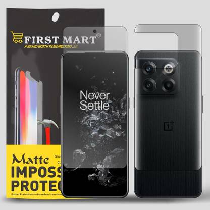 FIRST MART Front and Back Tempered Glass for OnePlus 10T 5G, One Plus 10T 5G, 1+10T 5G - FIRST ...