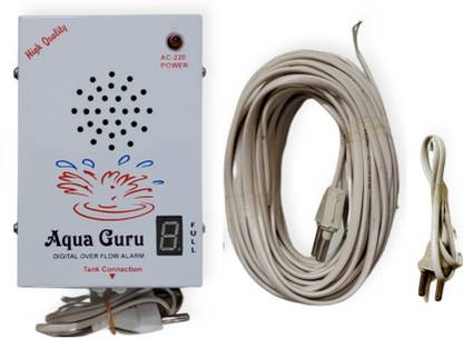 AQUA GURU Digital Display water tank alarm overflow Wired Sensor ...