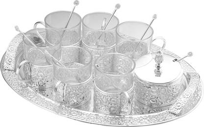 dmart Exclusif Glass, Tray, Container Serving Set Price in India - Buy ...