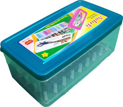 shivshakti enterprises Saheli Thread & Needle Box,36 spools Capacity ...