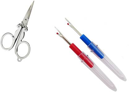 Crafts Haveli Tailoring Combo 2 Items Folding Sissor & Seam Ripper-2 ...