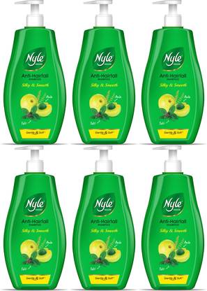 Nyle Naturals Silky & Smooth Anti Hairfall Shampoo, 800ml x 6 - Price ...