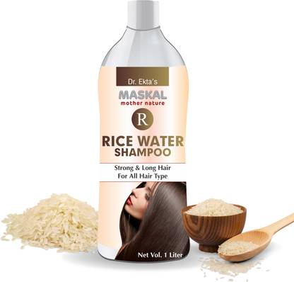 MASKAL Dr Ekta's Rice Water Shampoo with Keratin for Damaged,Dry and ...