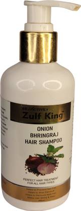 zulf king Onion Bhringraj Hair Shampoo - Price in India, Buy zulf king ...