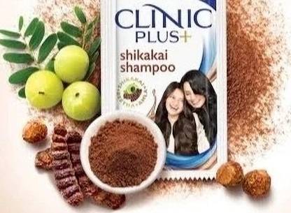 Clinic Plus Naturally Long Shikakai Shampoo, 5.5ml pack (100) - Price ...