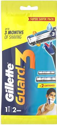 GILLETTE Guard 3 Single Razor with 2 Blades - Price in India, Buy ...