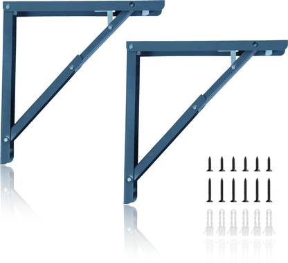 Lsarimo Folding Shelf Table Brackets, 2pcs Collapsible Foldable Shelf ...