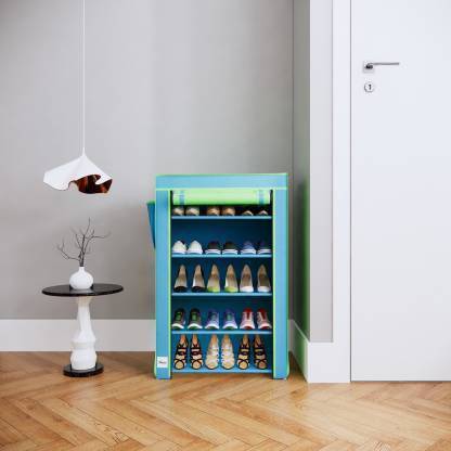 FABURA 5 Shelf with Non-Woven Cover Shoes Rack | Multipurpose Metal ...