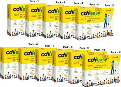Genes2Me CoviEasy Rapid Antigen Self Test Kit at Home - ICMR Approved ...